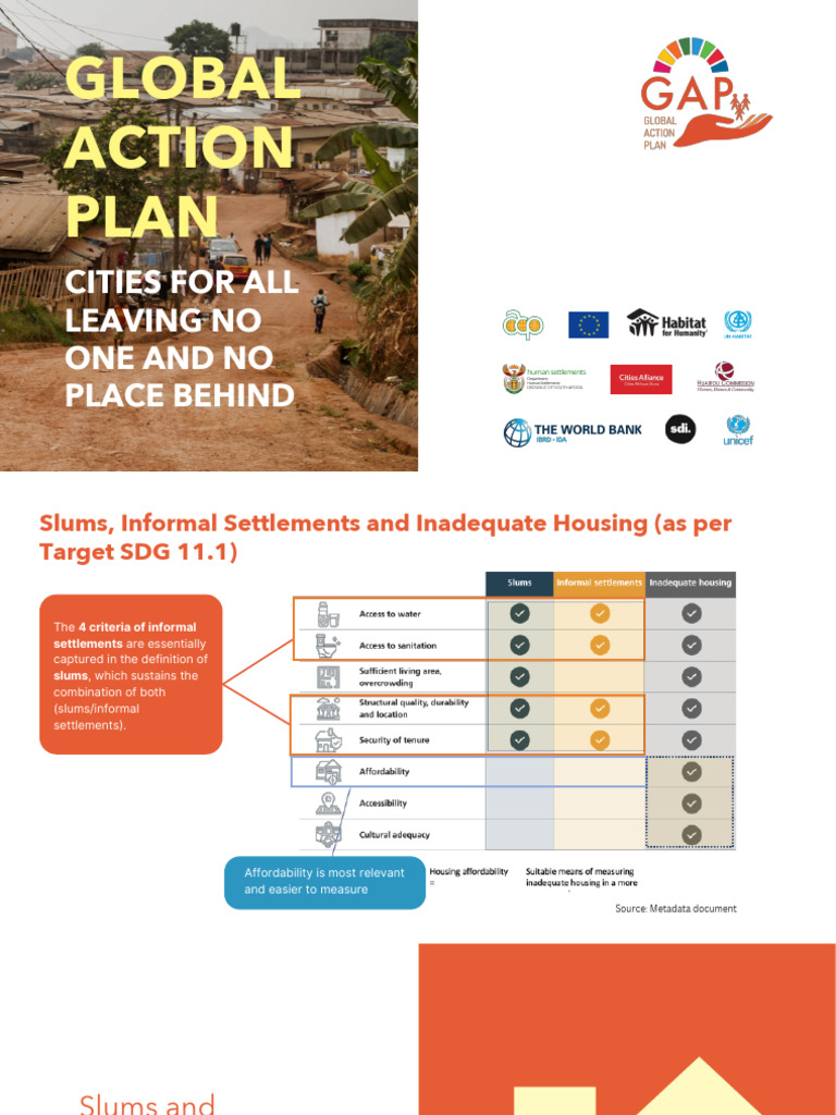 Gap Presentation As Handout-Un-Habitat Assembly PDF | PDF | Slum ...