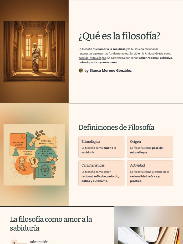 4oESO SA 1 Que Es La Filosofia | PDF | Science | Razón