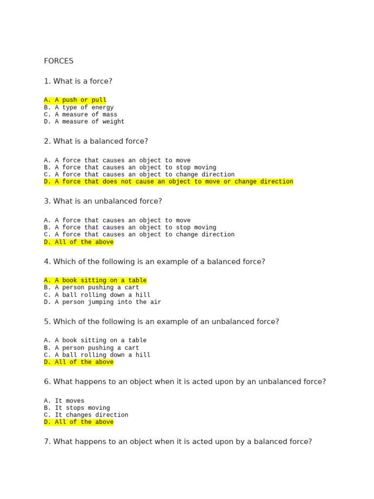 G8 GA5 Review Material 1 | PDF | Pressure | Force