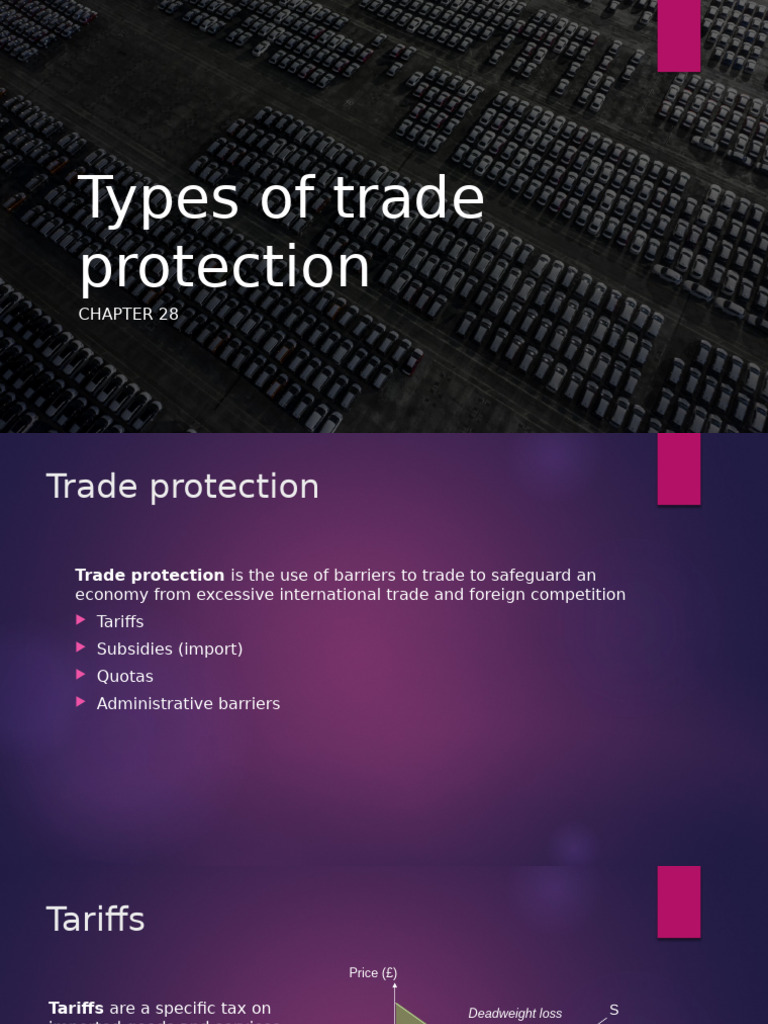 Type of Trade Protection | PDF | Economic Surplus | Subsidy
