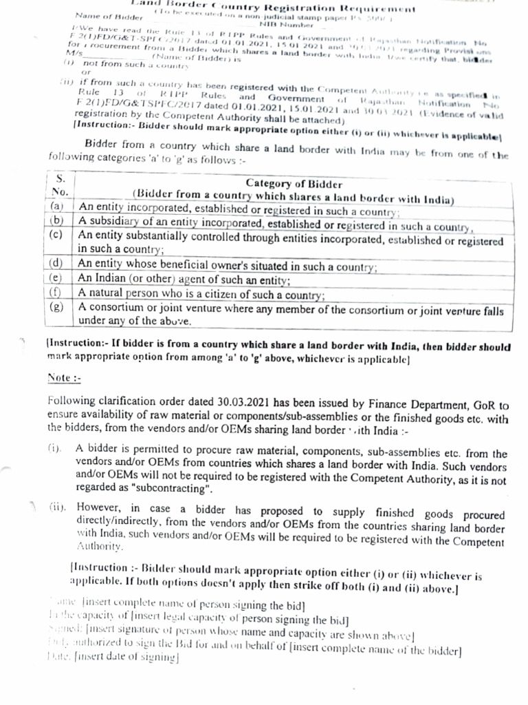 Land Border Undertaking | PDF | Private Law