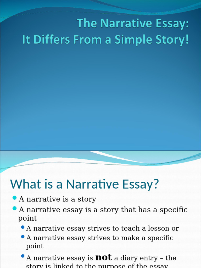 Understanding Narrative Essays | PDF | Essays | Narrative