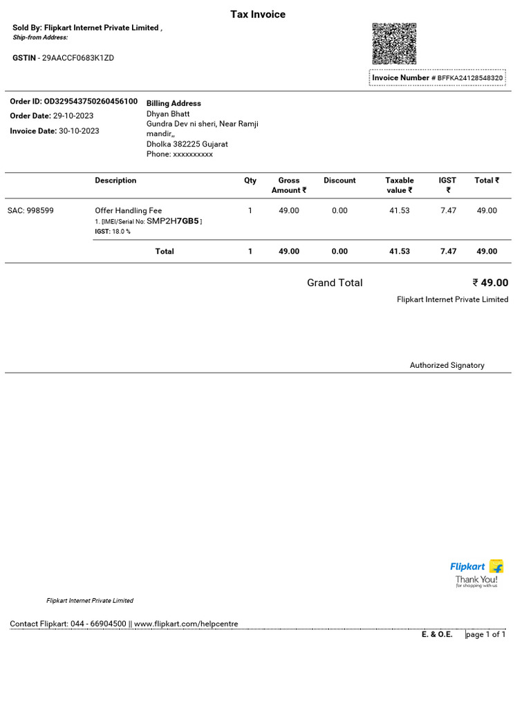 Laptop Bill | PDF | Personal Computers | Computer Hardware