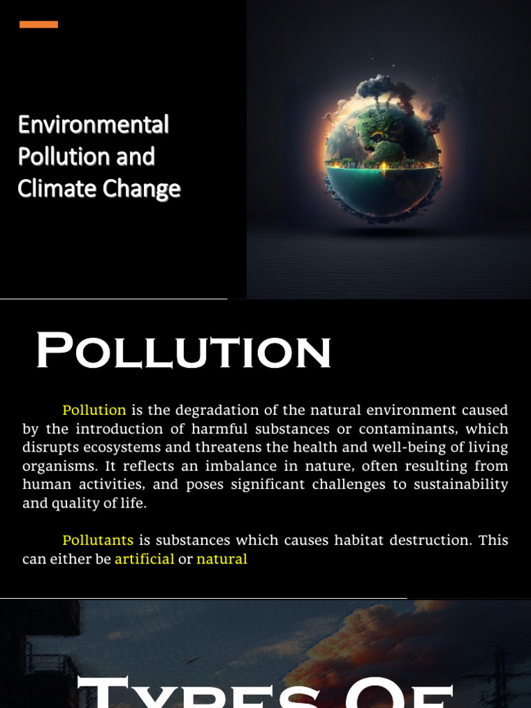 Understanding Environmental Pollution | PDF | Climate Change | Pollution