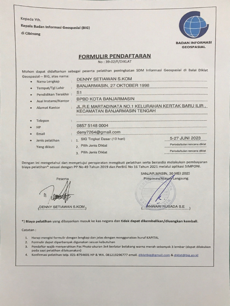 Formulir Big PDF | PDF