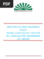 CONTRACTOR'S ALL RISKS - Policy Wording | PDF | Insurance | Indemnity