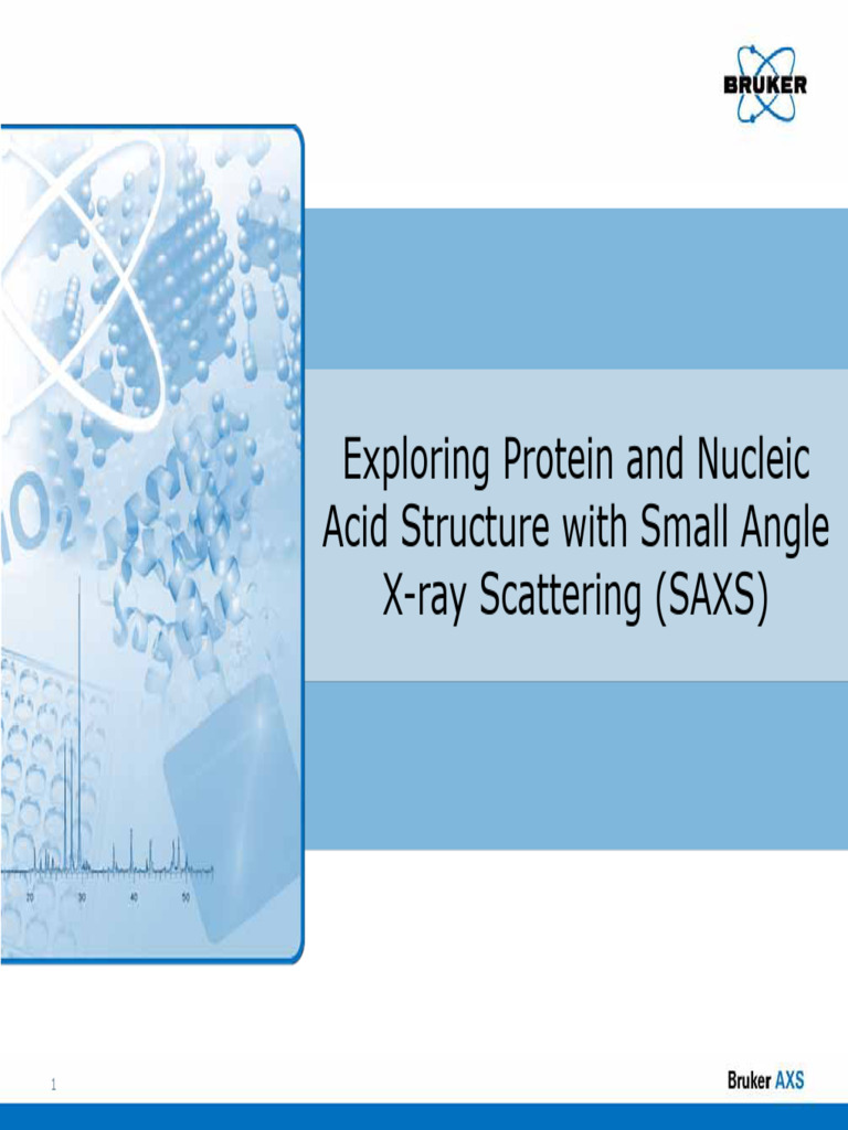 Bio Saxs | PDF | X Ray Crystallography | Applied And Interdisciplinary ...