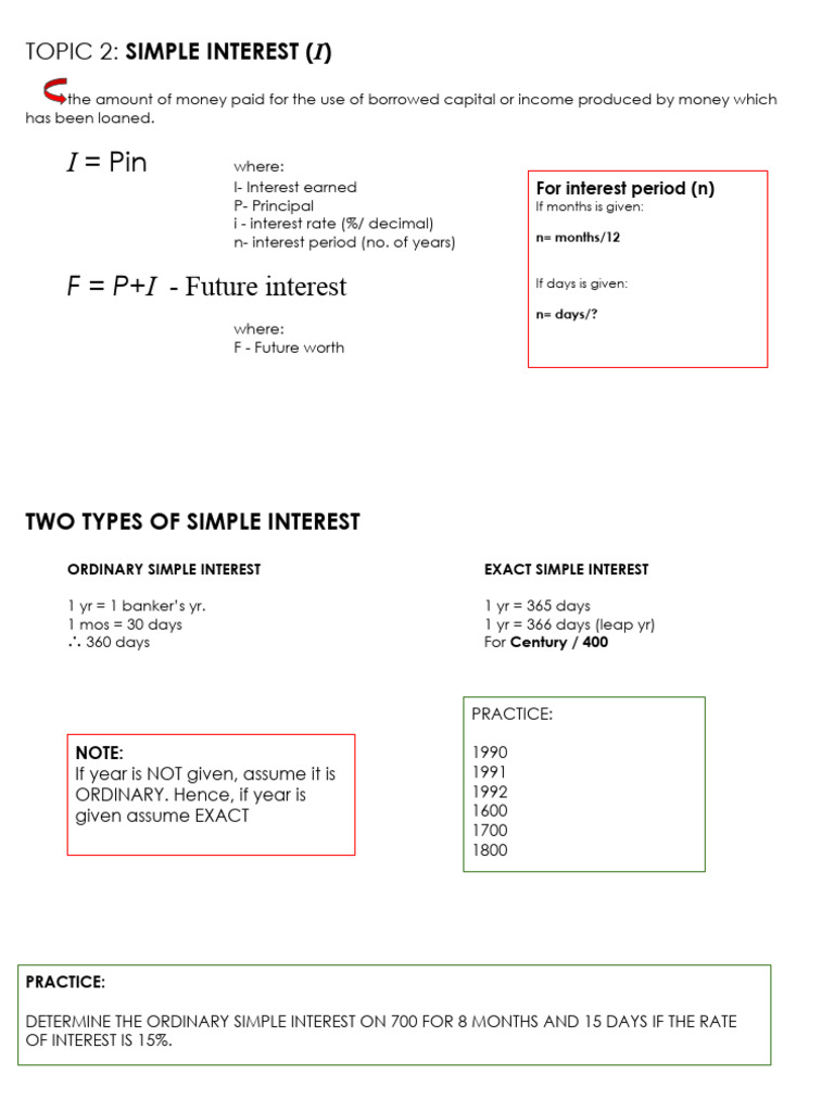 ECON PPT - v2 | PDF | Interest | Compound Interest