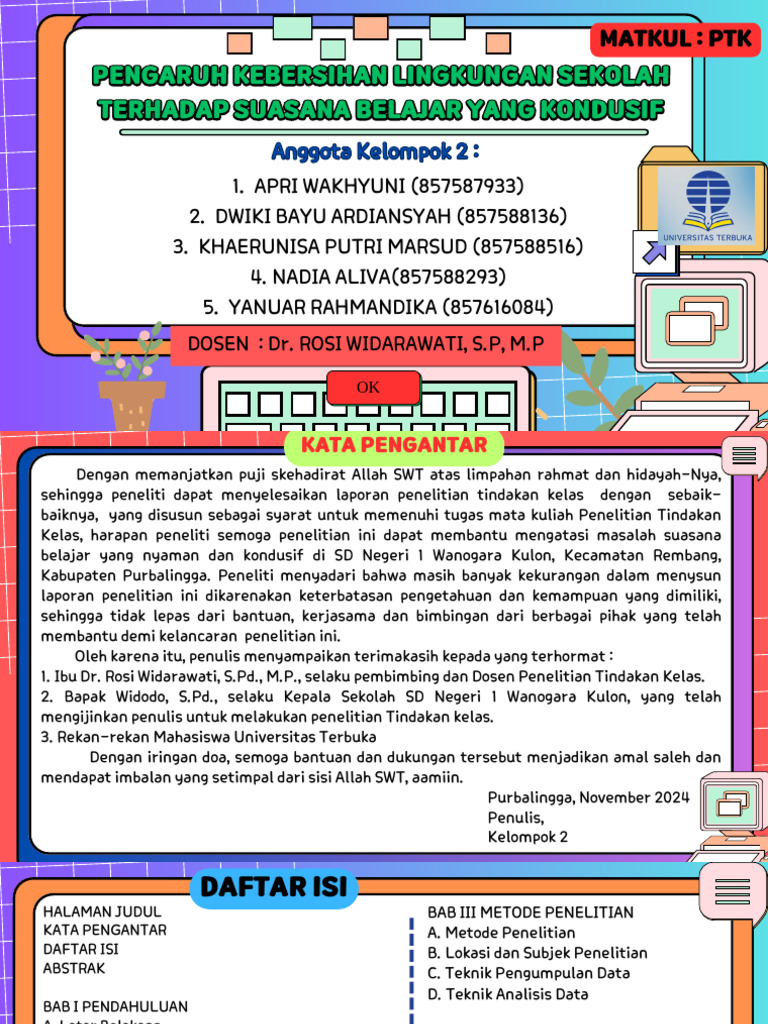 Presentasi PTK Kelompok 2 FIXS | PDF