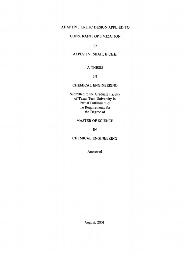 Adaptive Critic Applied To Constraint Optimization Pdf Mathematical 4352