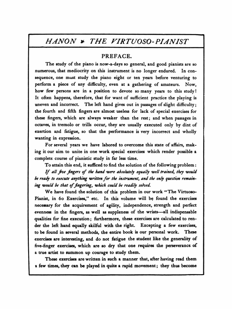 Hanon Complete Score | PDF