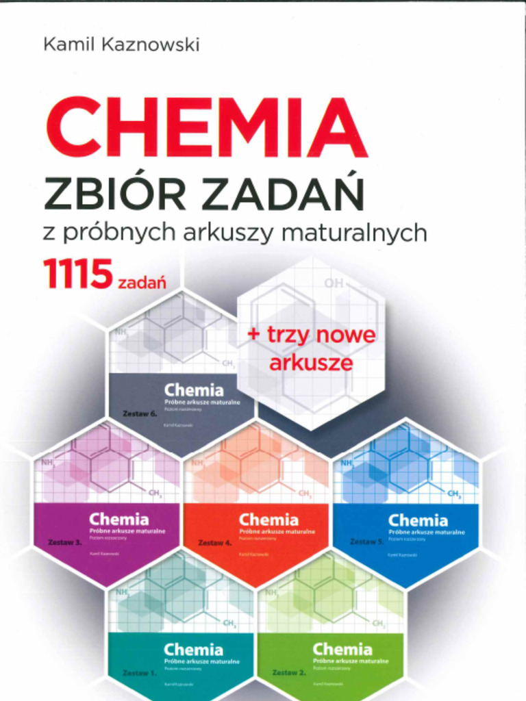Chemia Zbiór Zadań Z Próbnych Arkuszy Maturalnych | PDF