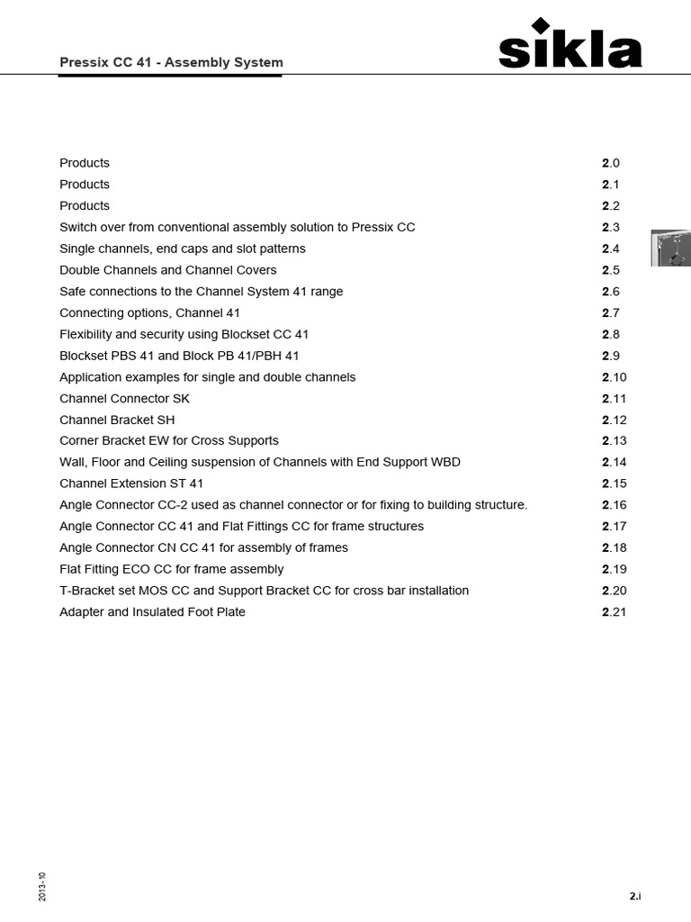 Installation Guideline 02 Pressix CC 41 | PDF | Screw | Nut (Hardware)