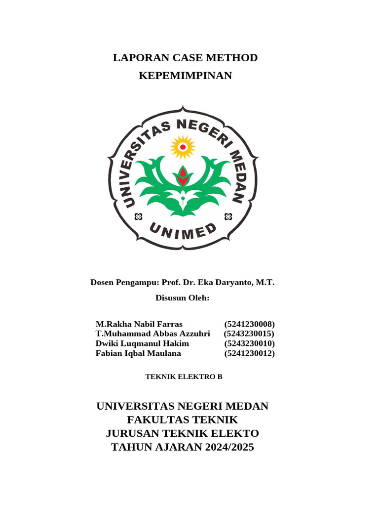 Laporan Case & Method | PDF