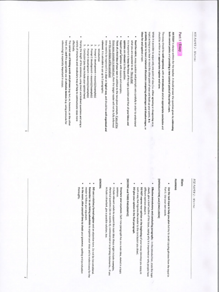 Writing Guide b2 | PDF