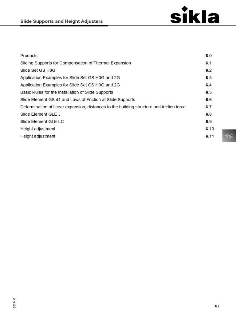 Installation Guideline 06 Slide Supports and Height Adjusters | PDF ...