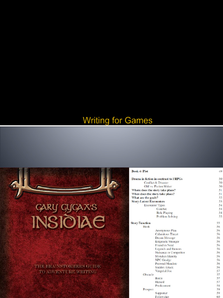 Week 7 Encounters | PDF | Role Playing Games | Role Playing Video Games