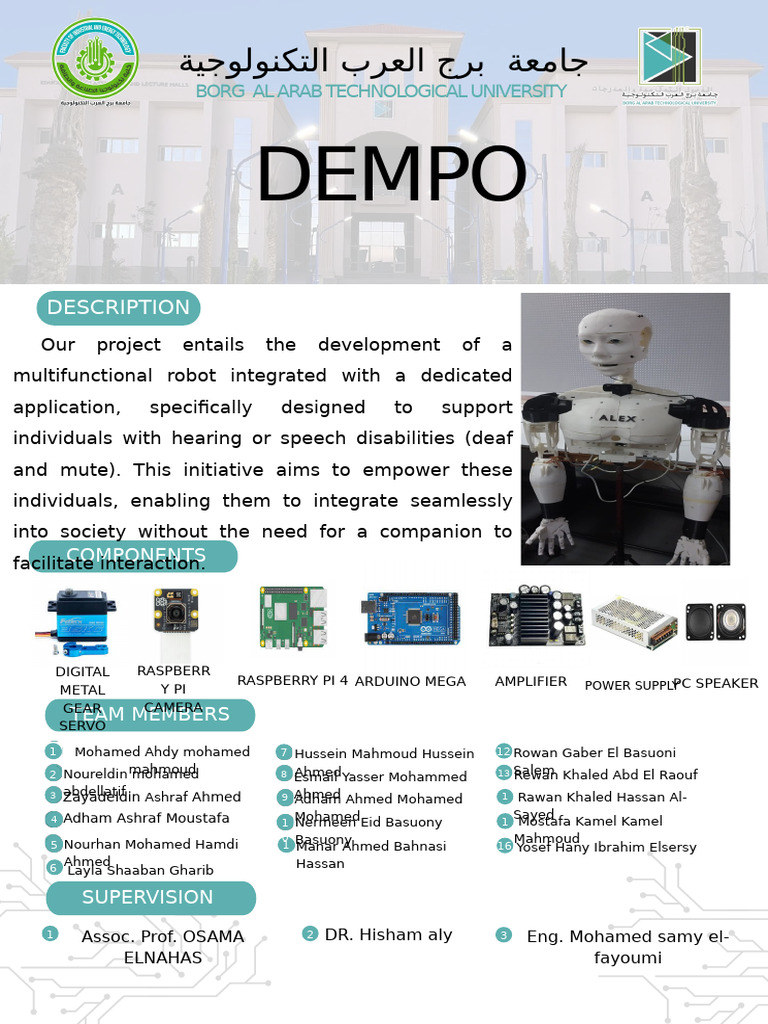 DEPO Humanoid Robot Poster (Approved) | PDF
