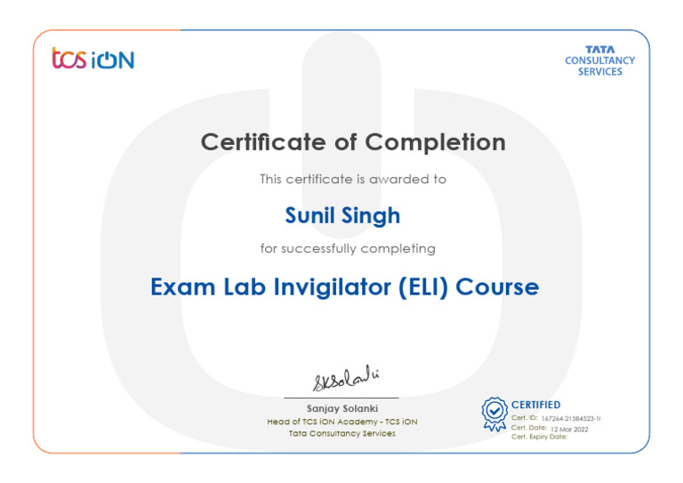 Certifi: Cate of | PDF