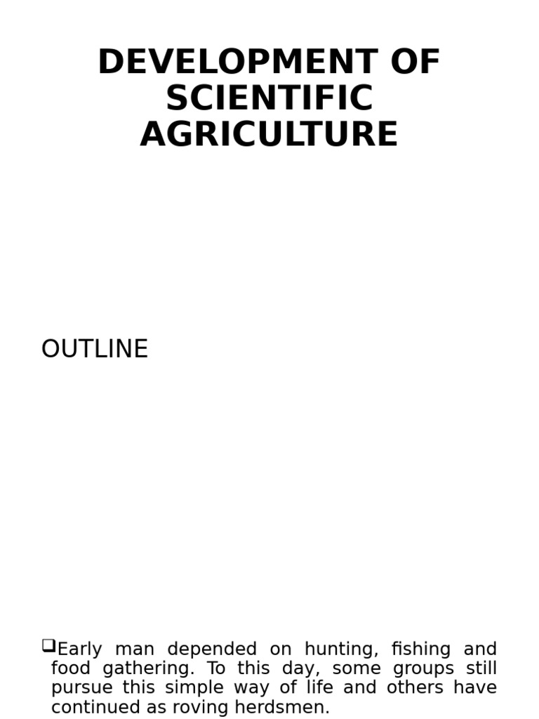 Evolution of Agricultural Practices | PDF | Agriculture | Environmental ...