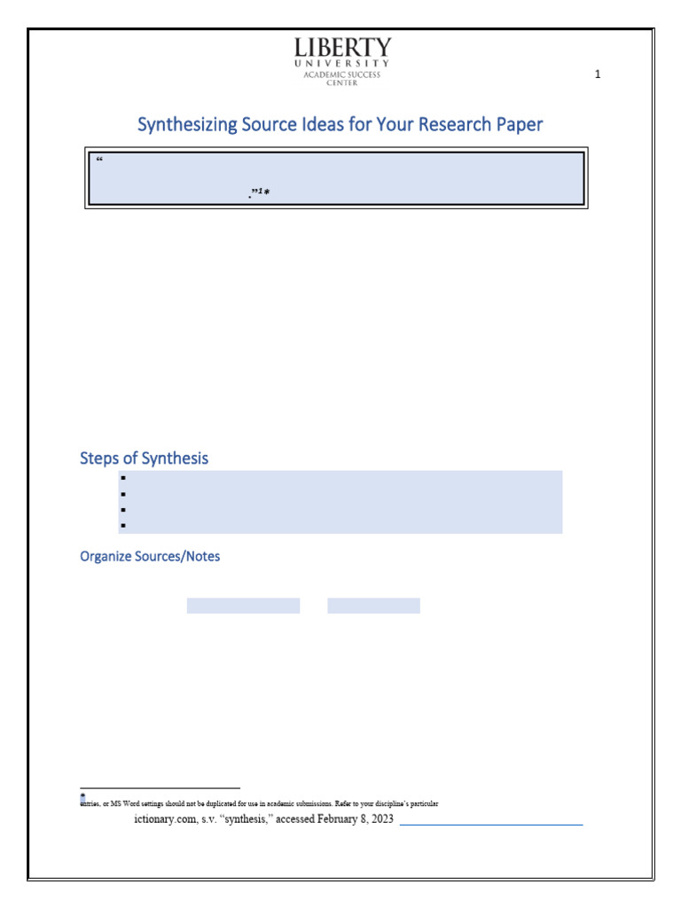 Writing Aid Synthesizing Research | PDF | Thesis | Cognition