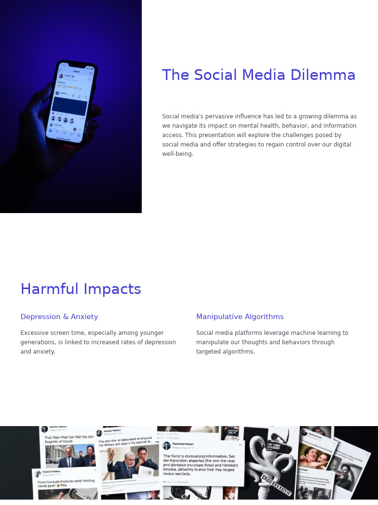 The Social Media Dilemma | PDF | Social Media | Popular Culture & Media ...