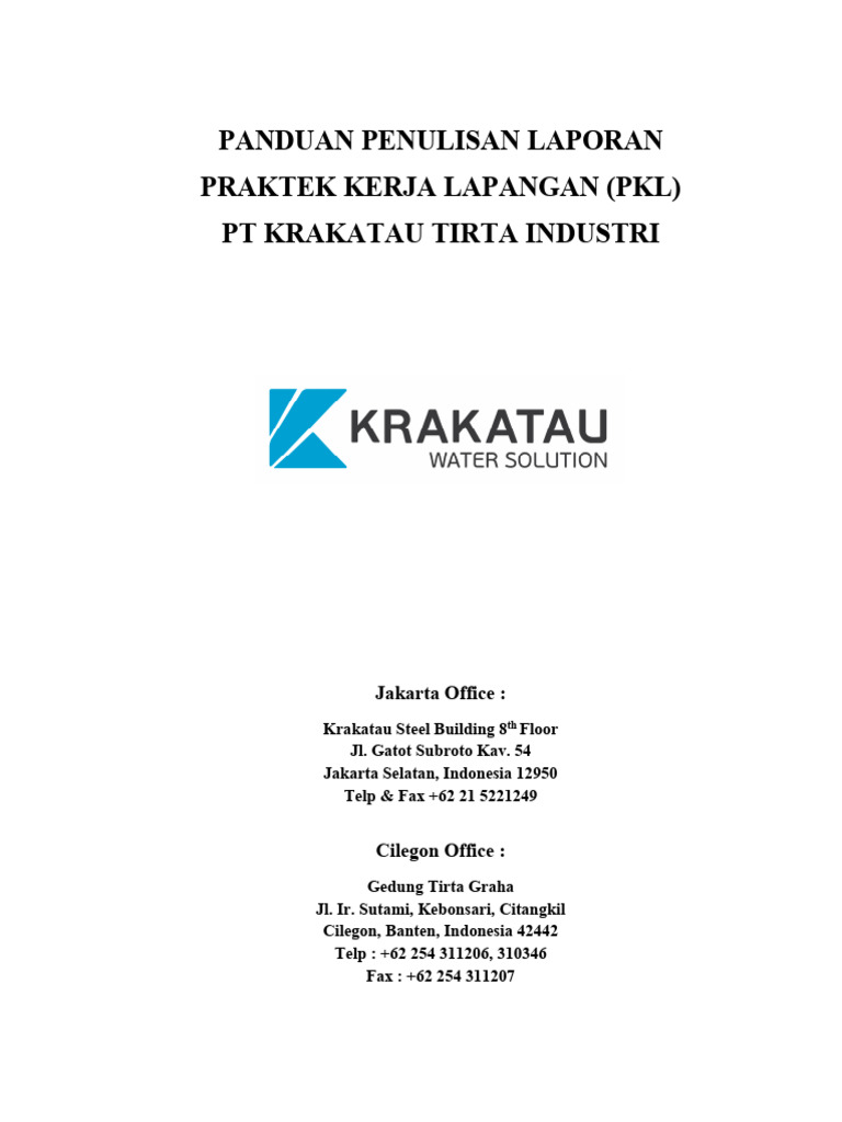 Panduan Penulisan Laporan - Rev-Juni Fix 2023. | PDF