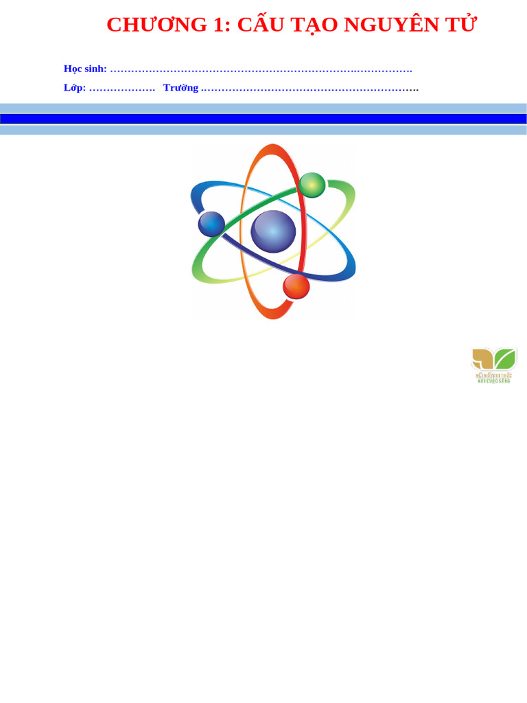 Chương 1 Cau Tao Nguyen Tu. - Không Đáp Án | PDF