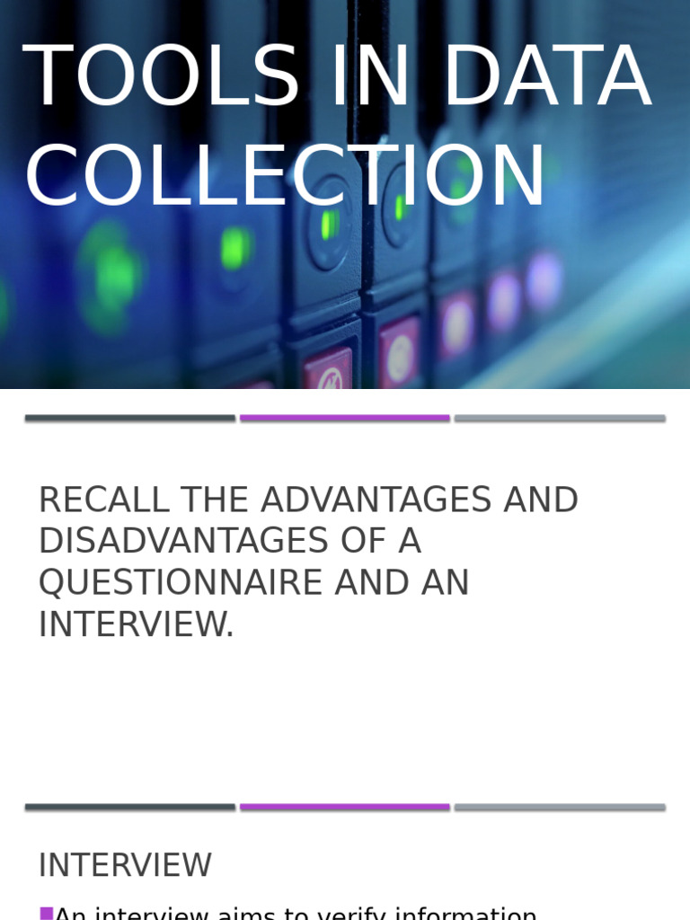 Tools in Data Collection Survey 1 | PDF | Multiple Choice | Questionnaire