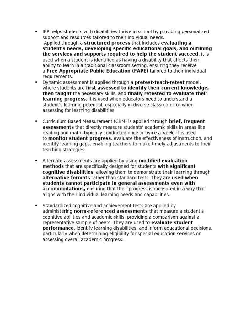 IEP Definition | PDF