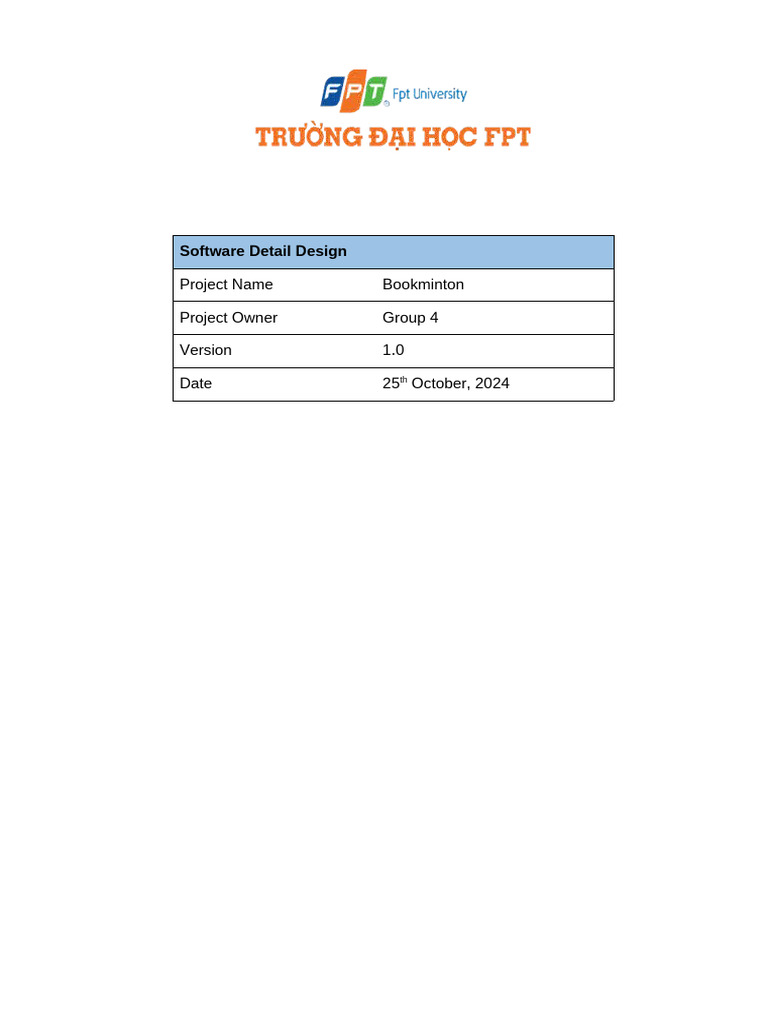 Software Detail Design - Group 4 | PDF | World Wide Web | Internet & Web