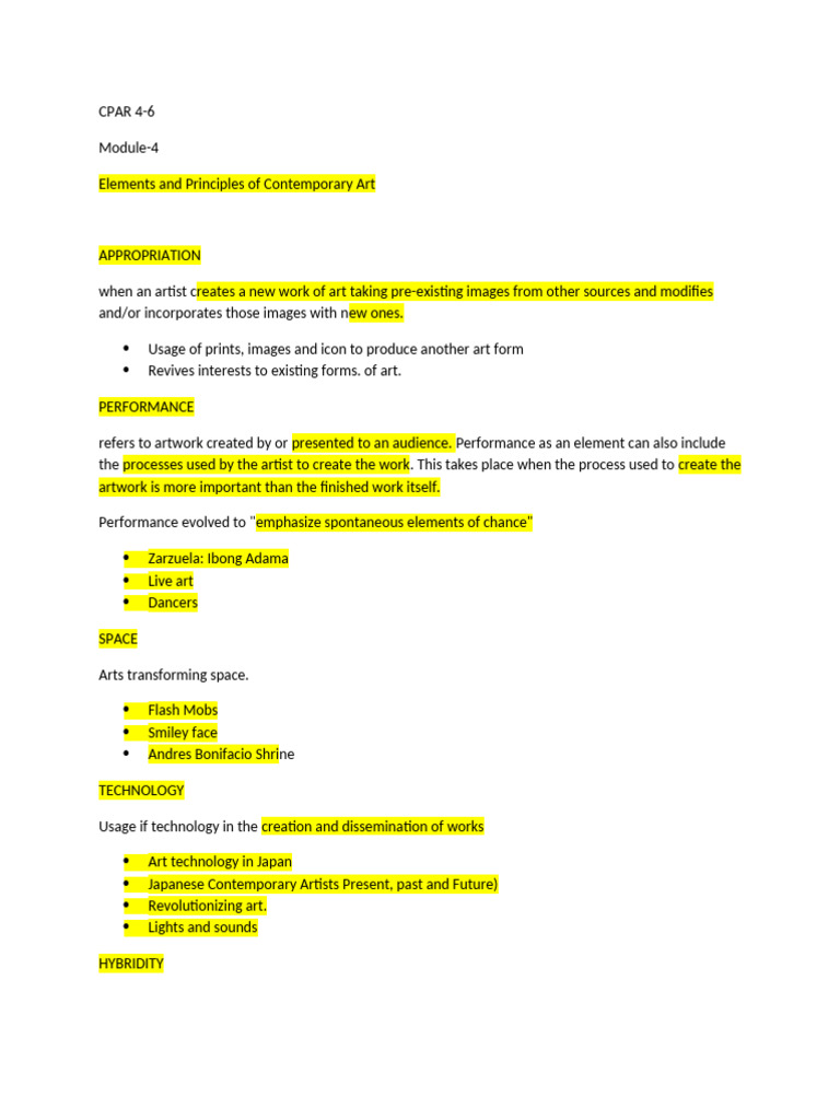 Module-4-WPS Office | PDF | Collage | Cubism