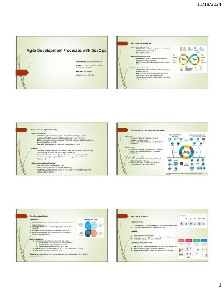 Prsentation Research Print | PDF | Agile Software Development | Scrum (Software Development)
