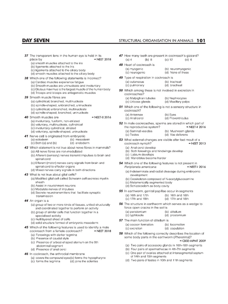 Book 40 Days NEET Biology (E) C122 - Compressed - PDF (1) - Compressed ...