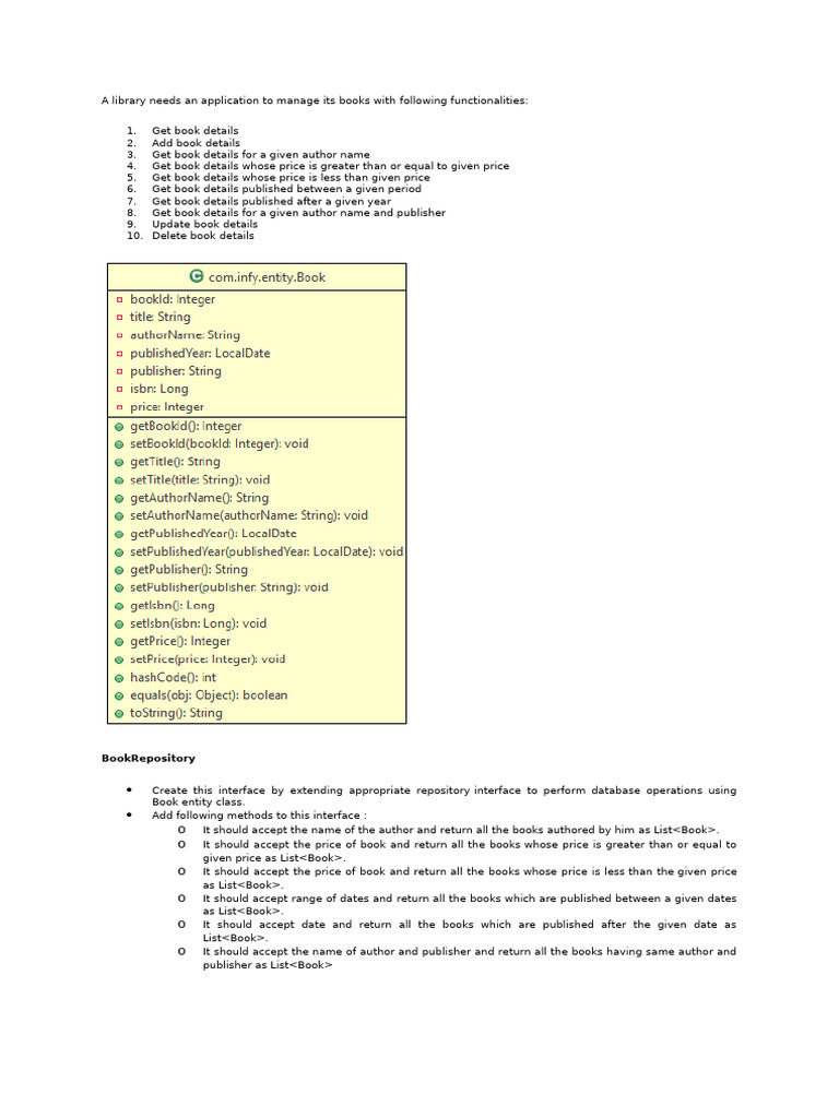 Exercise JPA | PDF | Object Oriented Programming | Computer Science