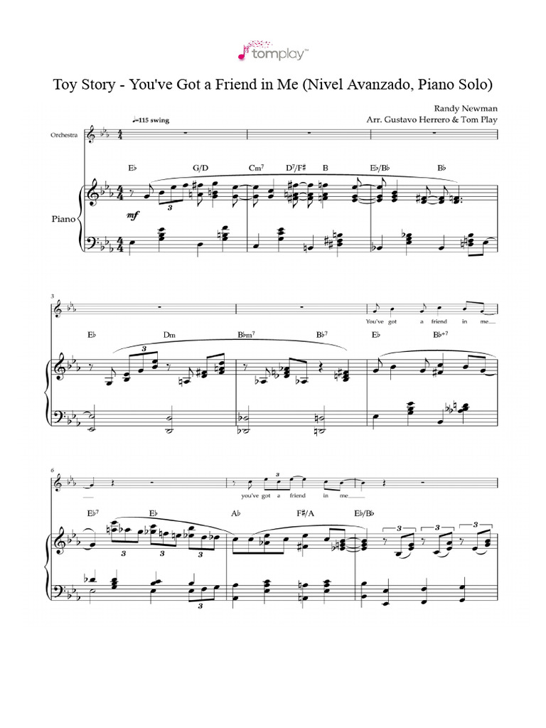 Toy Story Piano | PDF