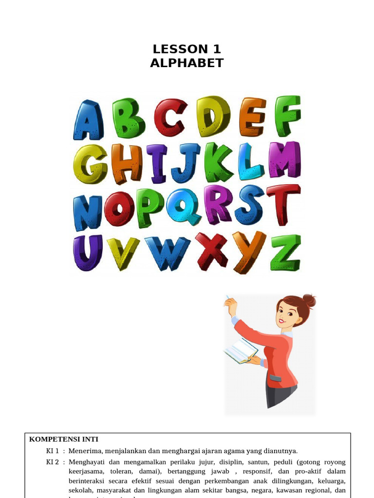 English Alphabet Learning Activities | PDF | Grandparent | Cuisine