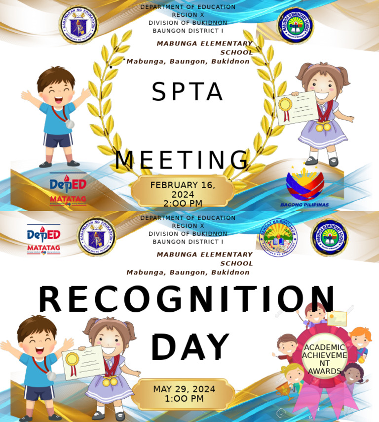 Editable Recognition Day Tarpaulin Layout | PDF