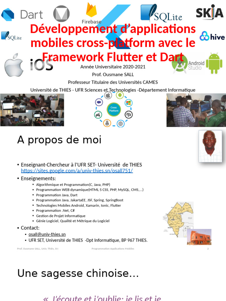 Développement d'applications Flutter | PDF | Logiciel multiplateforme ...