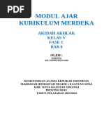 Modul Ajar Aqidah Akhlak Kelas 5 Semester Ganjil | PDF