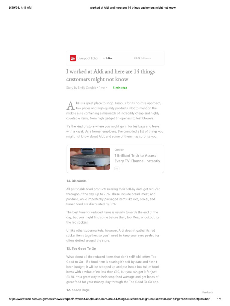 Aldi | PDF