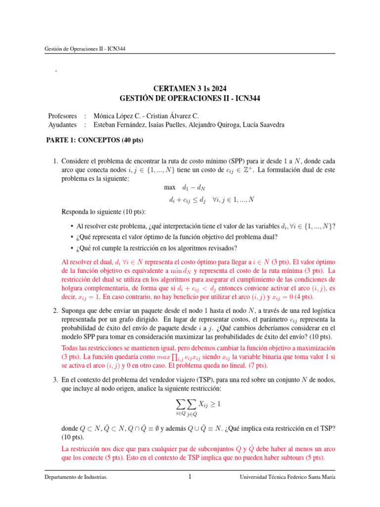 Pauta C3 1s2024 ICN344 | PDF | Algoritmos | Matemáticas Aplicadas