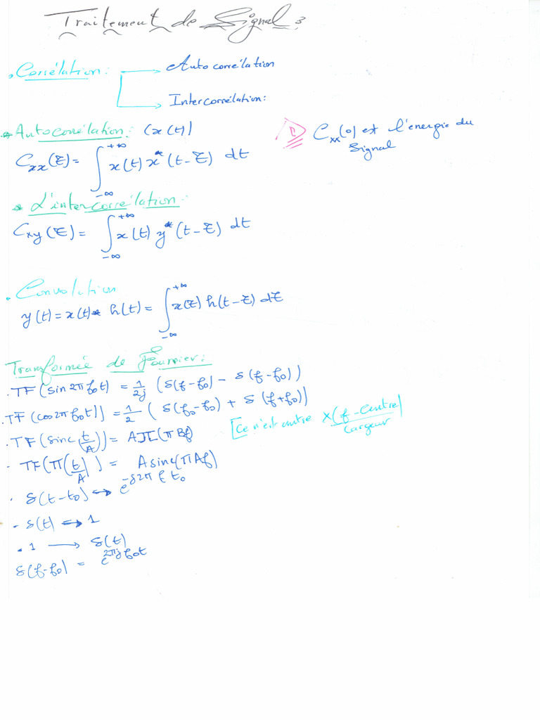 Corrélation Convolution | PDF
