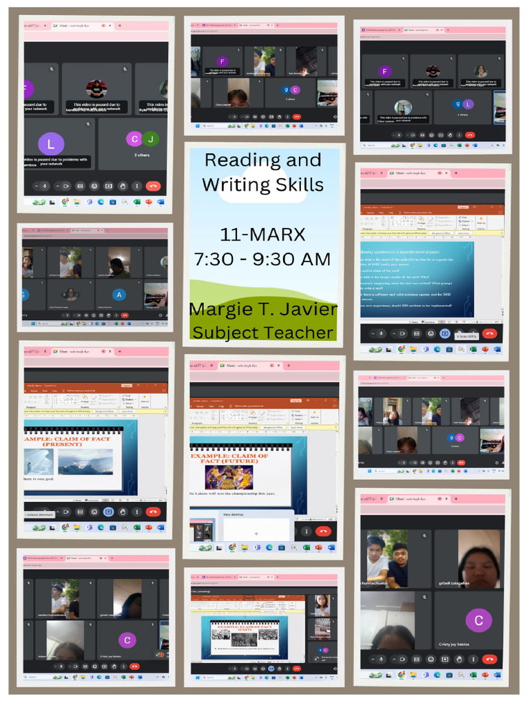 Reading & Writing Skills 7 30 - 9 30 AM | PDF