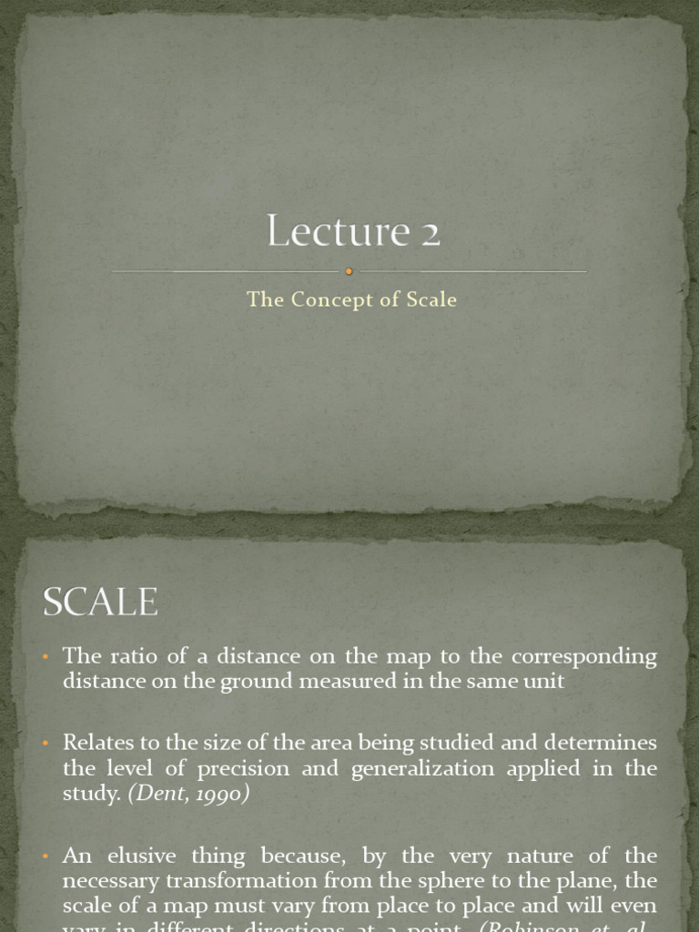 The Concept of Scale | PDF | Map | Ratio