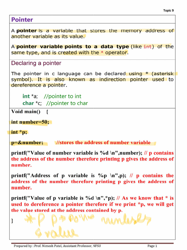 Pointer Unlocked Pdf