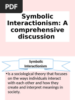 What Are Critiques of Symbolic Interactionism | PDF | Psychological Concepts | Cognition