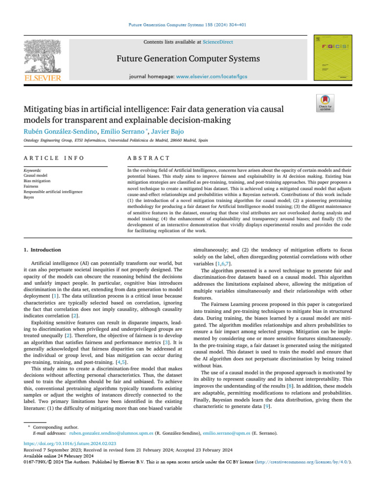 Mitigating Bias in Artificial Intelligence | PDF | Bayesian Network | Causality