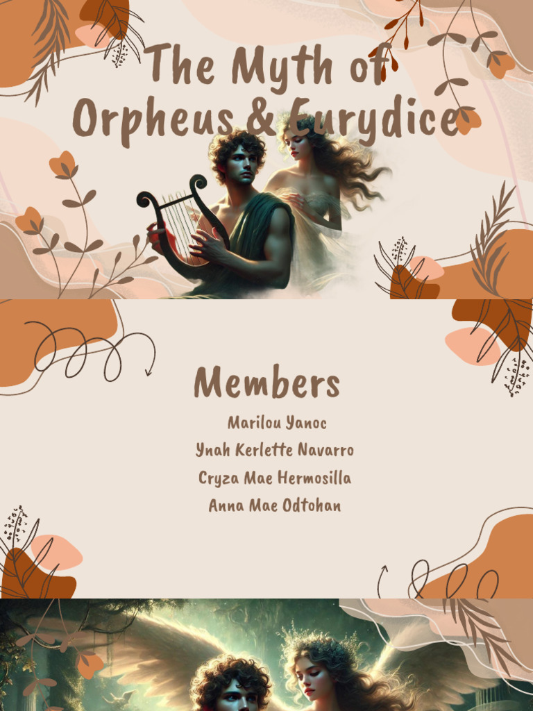 Orpheus and Eurydice: A Tragic Love Story | PDF | Orpheus | Hades