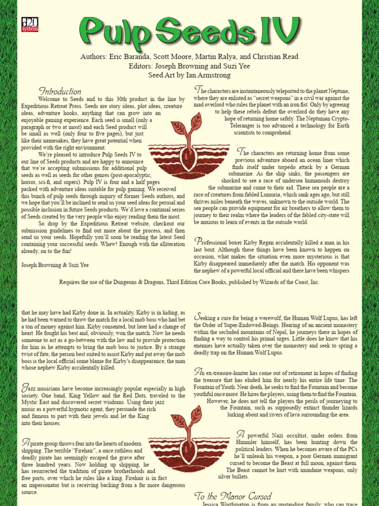 Pulp Seeds IV (XRP4030) | PDF | Copyright | License